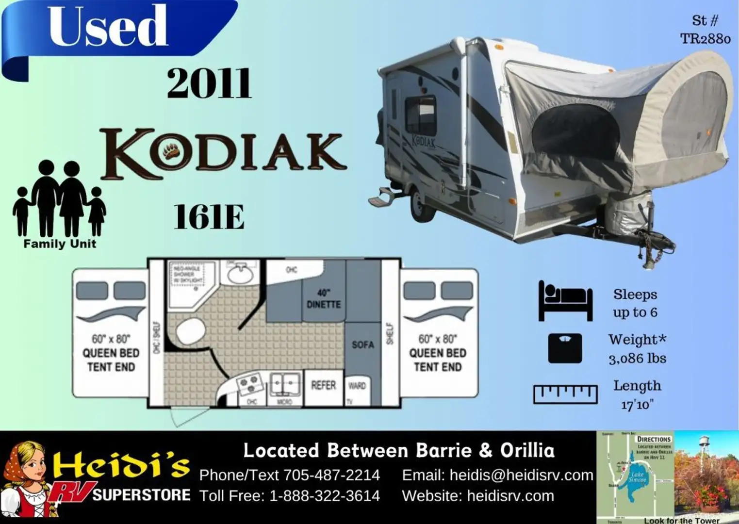 2011 Dutchmen Kodiak | $ 8,995 Travel Trailer for sale by Heidi's RV ...