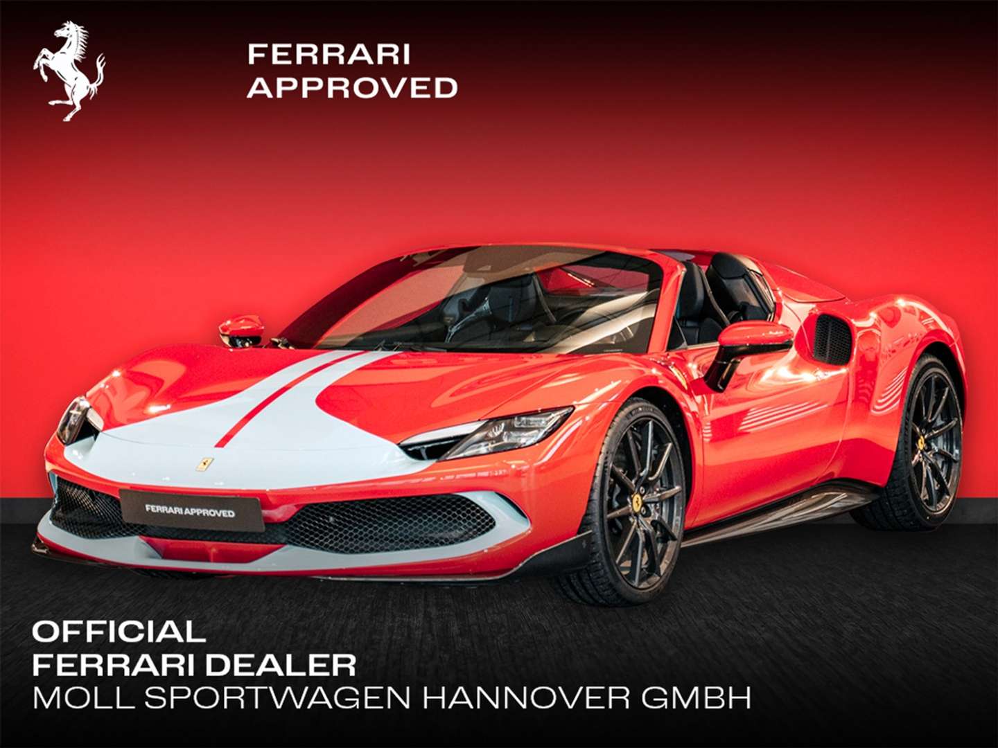 Ferrari 296 Cabrio in Rot gebraucht in Hannover für € 318.900