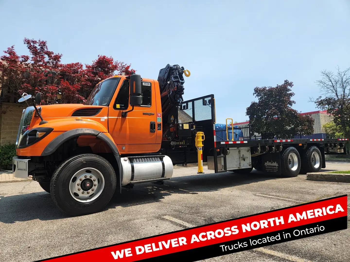 International 7500 2014 | 139 995 $ | 491 779 km | Grue / Camion-grue ...