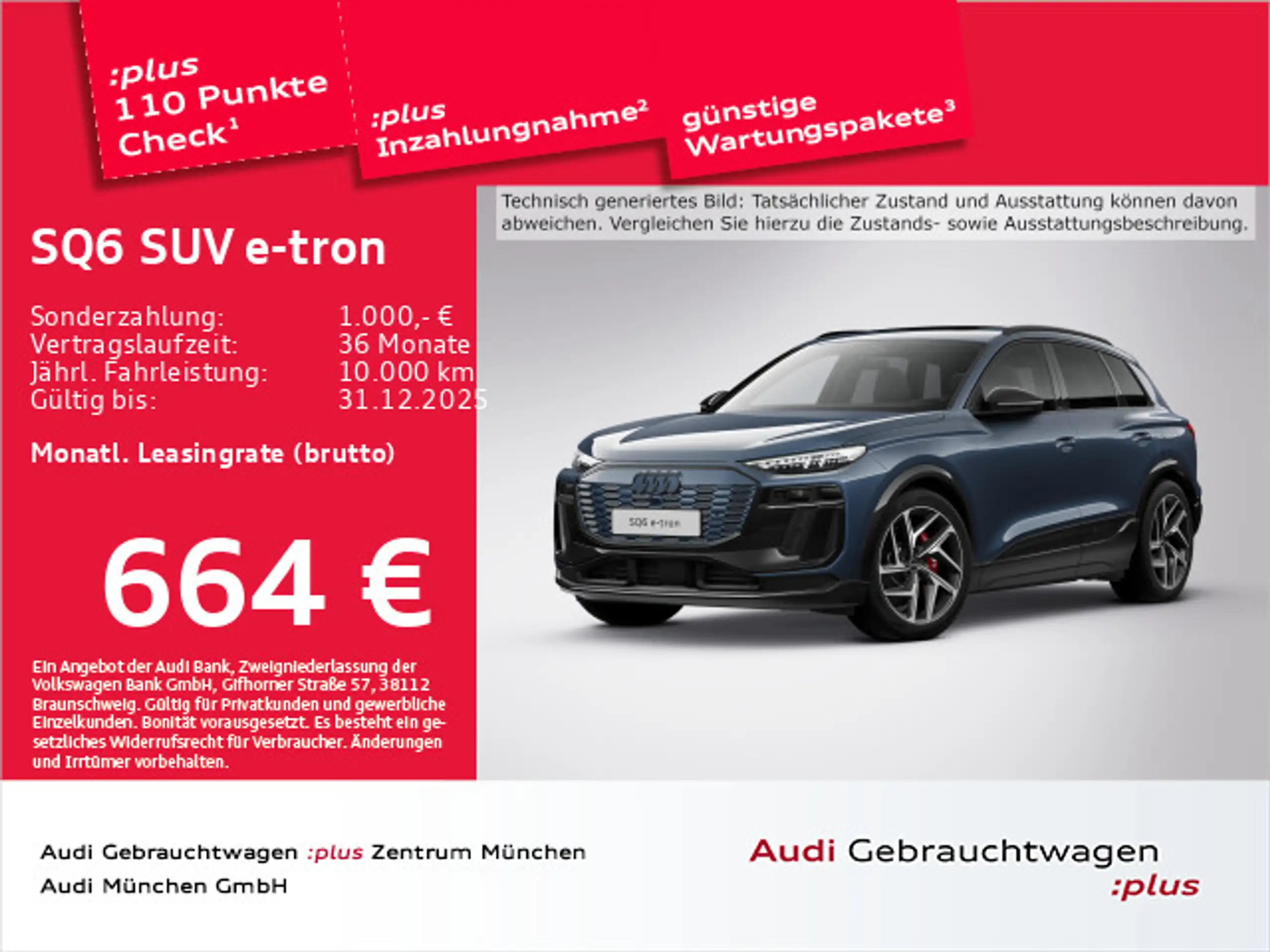 Audi SQ6 e-tron SQ6 e tron Pano/B&O/Luftfed/Matrix, 2025, Elektromos ...