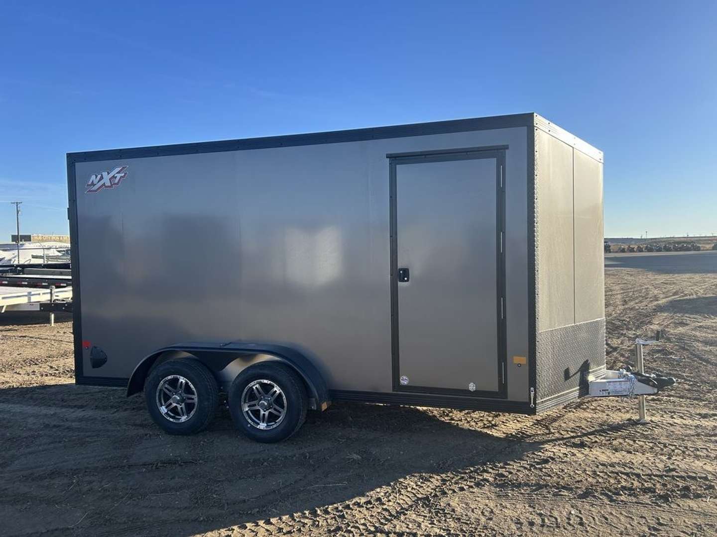 2025 Triton Premium 7' x 14' Aluminum Dual Motorcycle Cargo Trailer ...