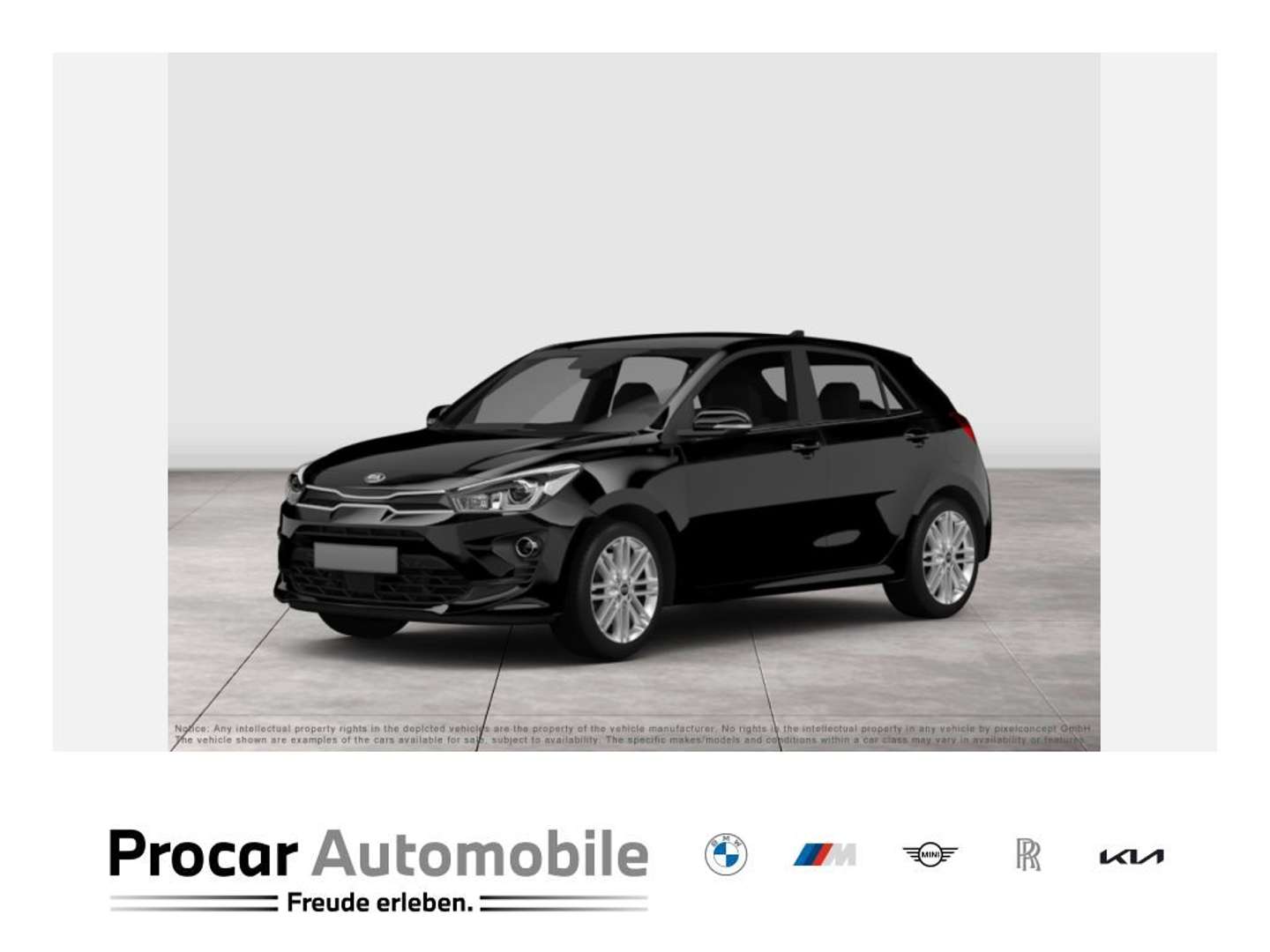 Kia Rio Limousine in Schwarz gebraucht in Dormagen für € 13.890