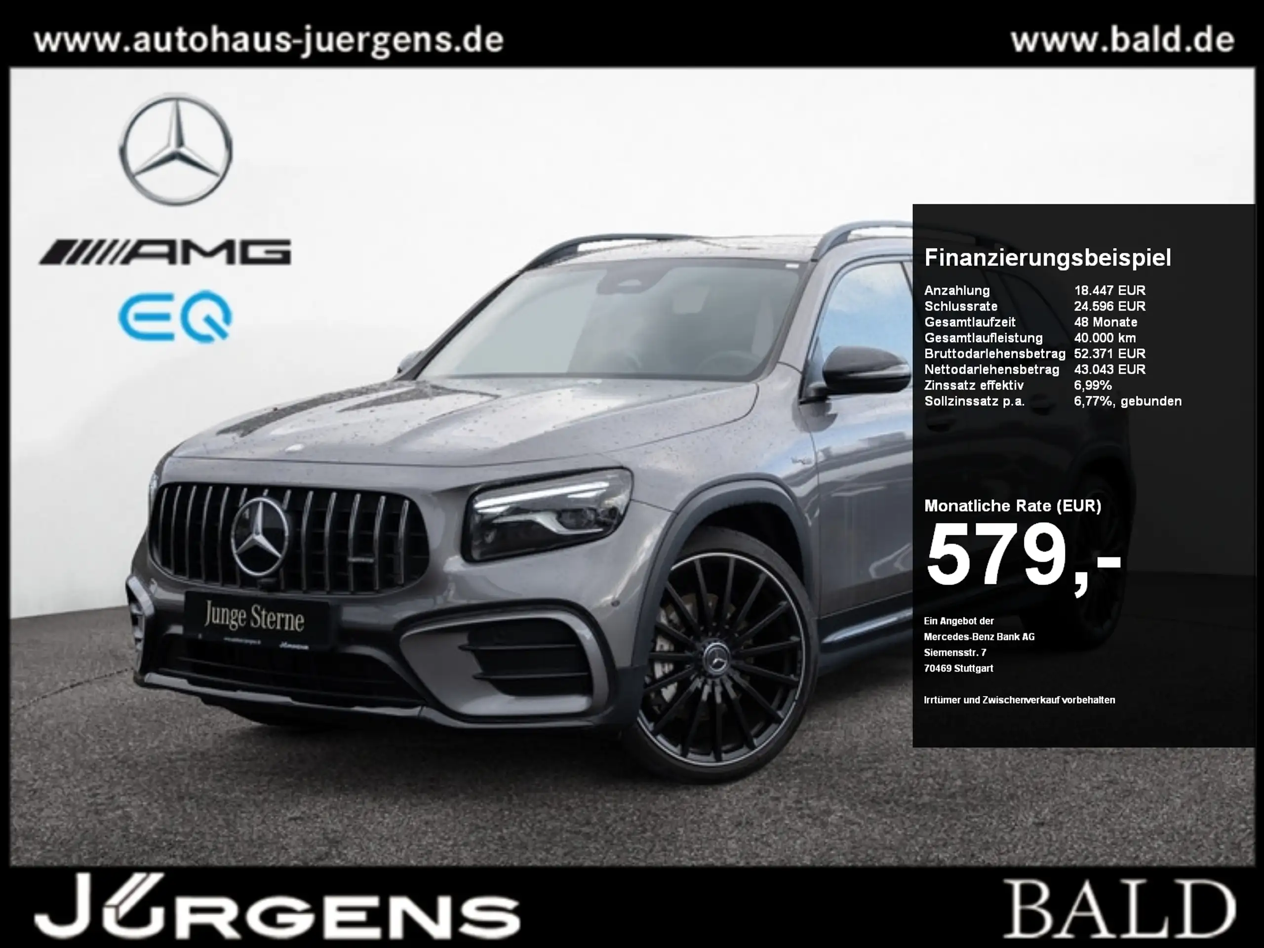 Mercedes-Benz GLB 35 AMG 4M MLB/Pano/Burm/AHK/Night/Distr/21', 2025 ...