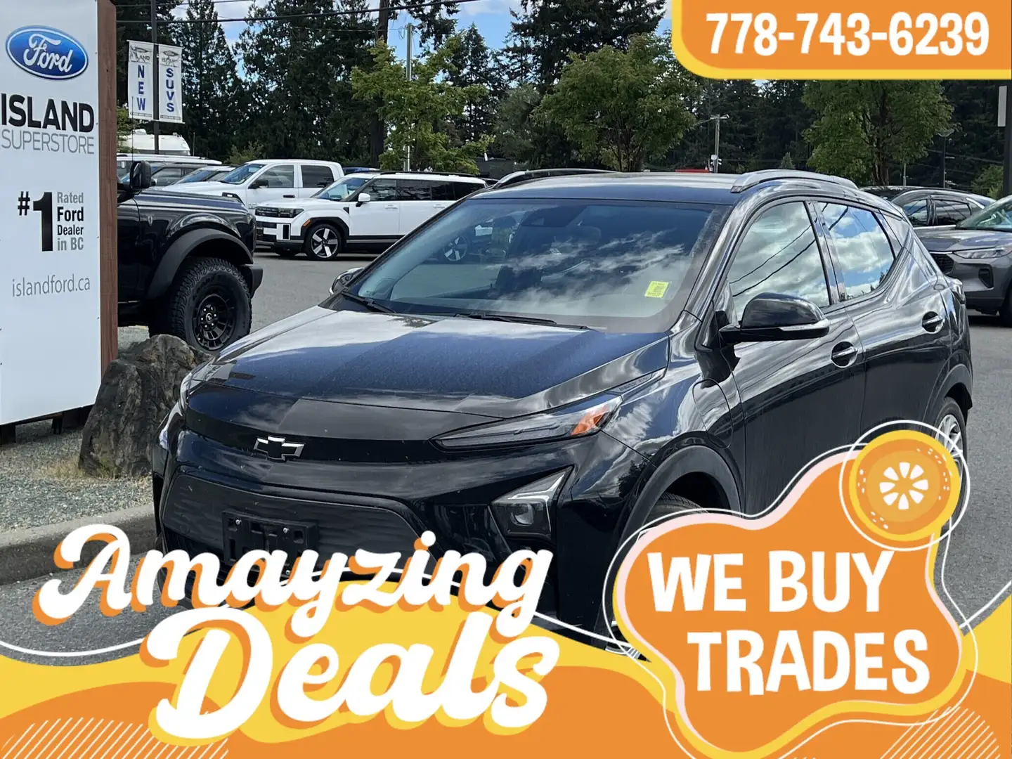 Chevrolet Bolt 2023 | 26 900 $ | 38 660 km | VUS à Électrique en vente ...