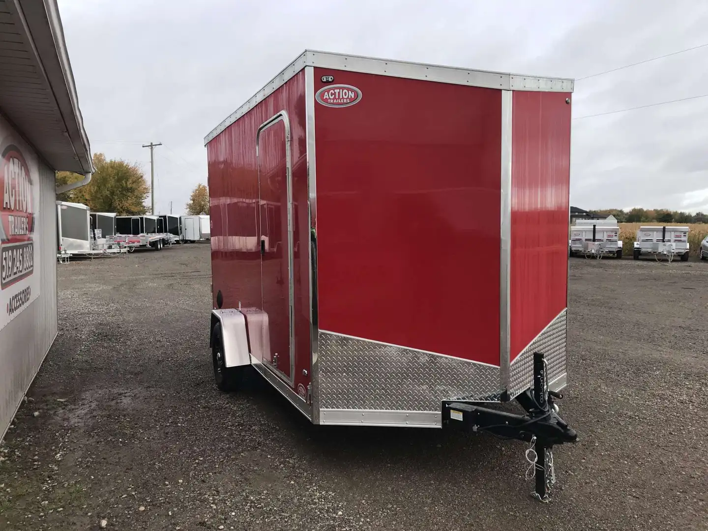 2027 Action Trailers IRON LITE SERIES – 7' X 12' SINGLE AXLE CARGO ...