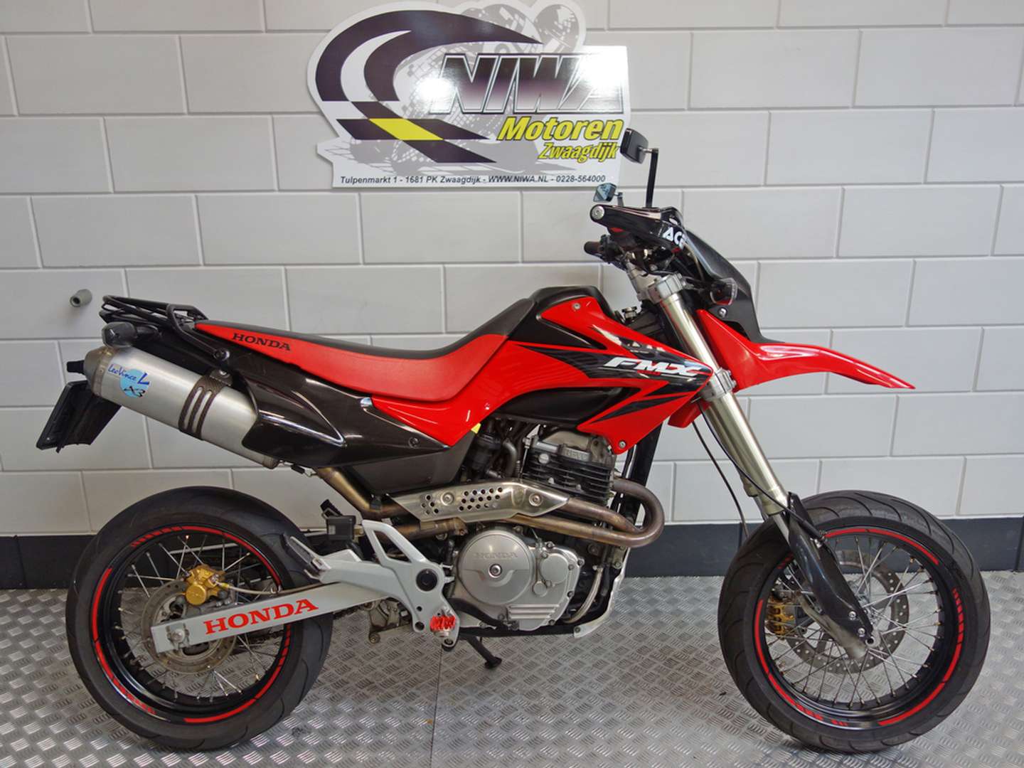Honda FMX 650 occasion | Supermotard | Rood | in ZWAAGDIJK-OOST voor € ...