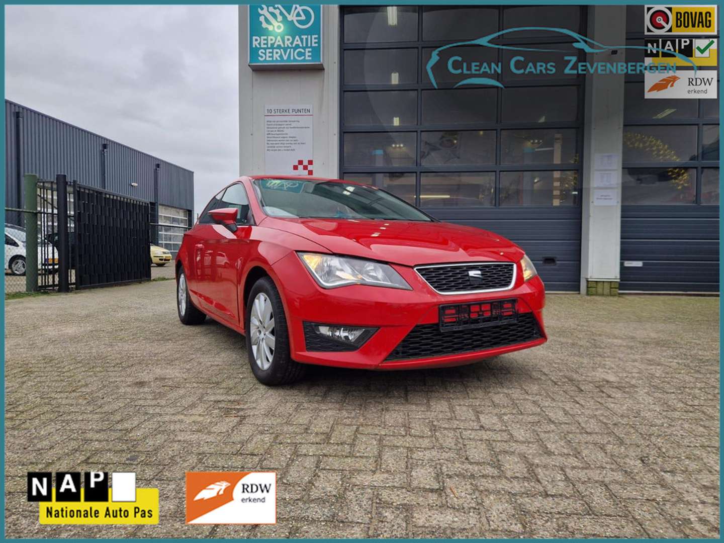 SEAT Leon occasion | Hatchback | Rood | in ZEVENBERGEN voor € 8.450,-