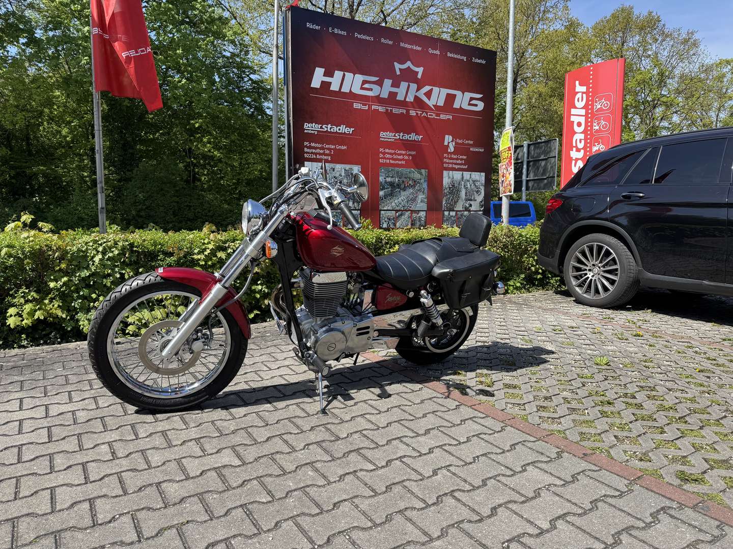 Suzuki LS 650 Chopper/Cruiser in Rot gebraucht in Amberg für € 2.999