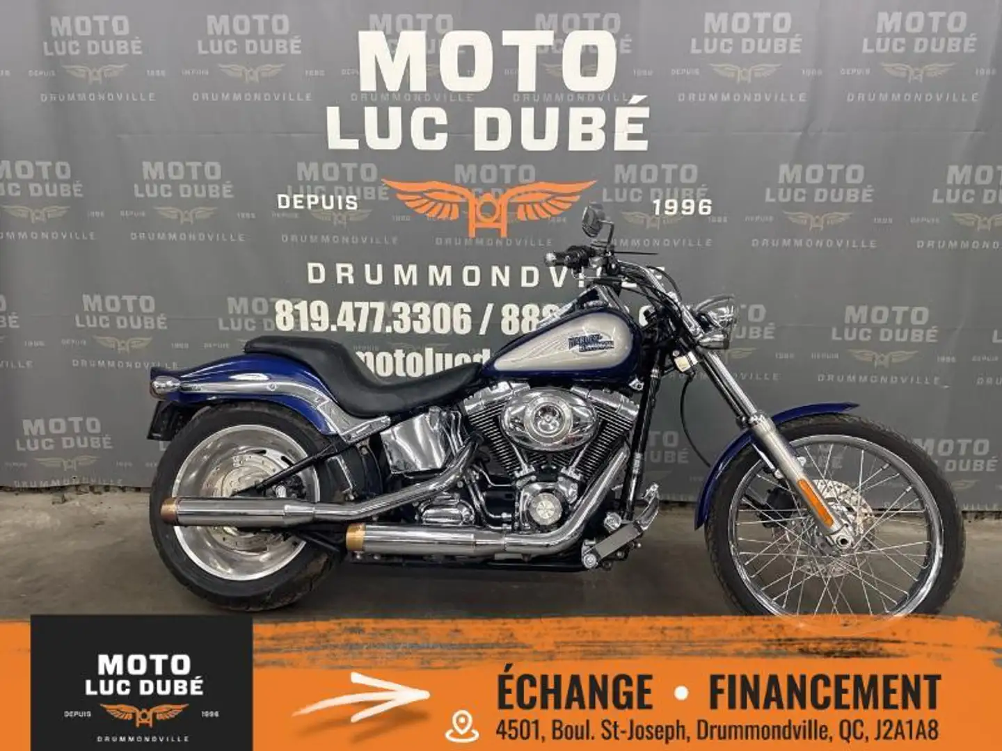 Harley-Davidson Softail 2007 | 9 200 $ | 36 810 km | Route en vente ...